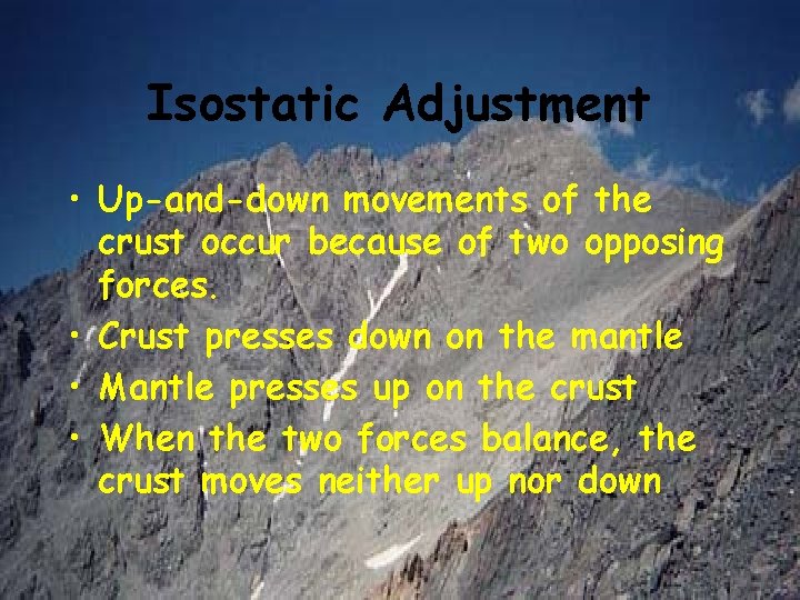 Deformation of the Crust By Mrs Severe Earth