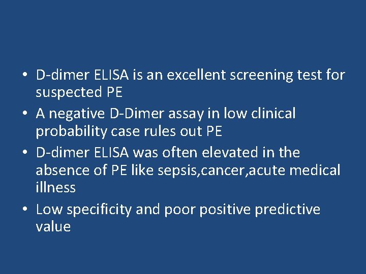 ACUTE PULMONARY EMBOLISM Part I Etiology Clinical features