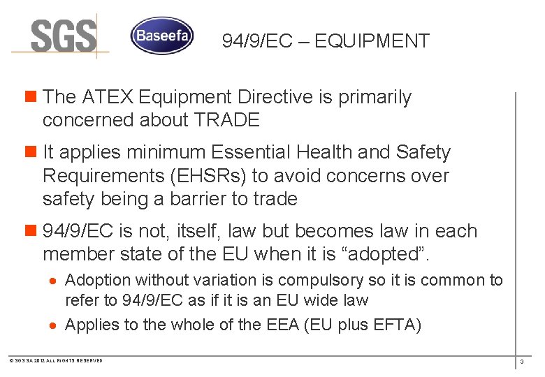 What is ATEX The European Regulatory Framework for