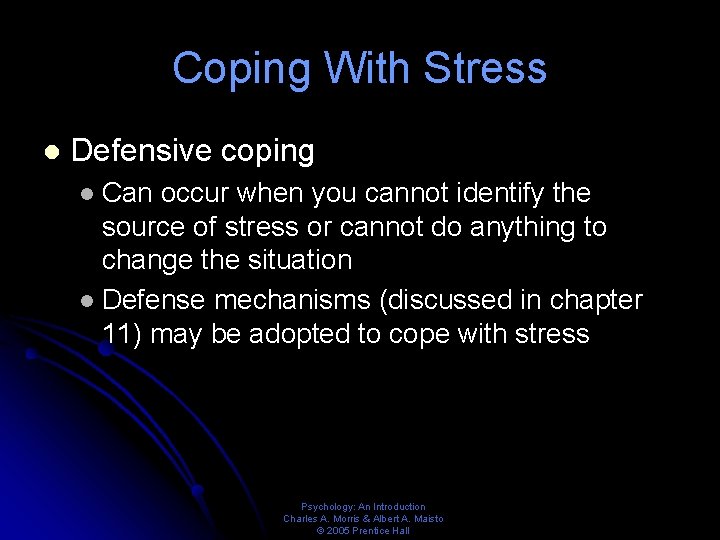 Stress and Health Psychology Chapter 12 Psychology An