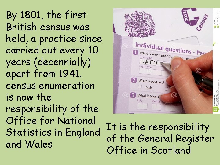 Data Collection We are learning to Describe how