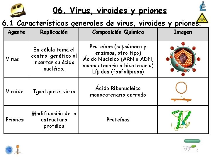 05 VIRUS VIROIDES Y PRIONES 1 06 Virus