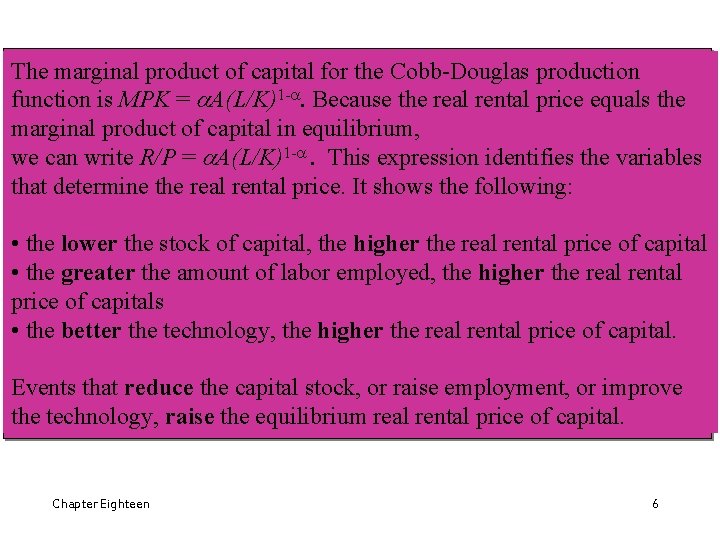 CHAPTER 18 Investment A Power Point Tutorial To