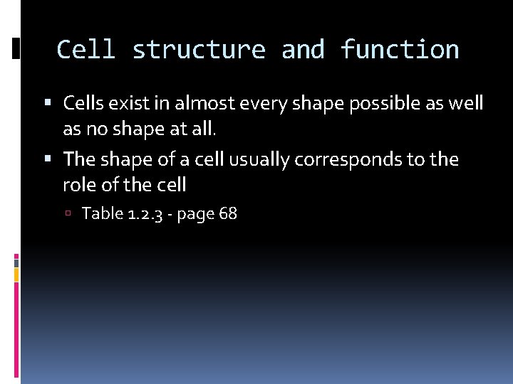 CELLS THE BASIC UNIT OF LIFE Every living