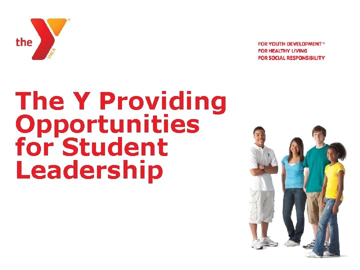 The Y Providing Opportunities for Student Leadership Promotional