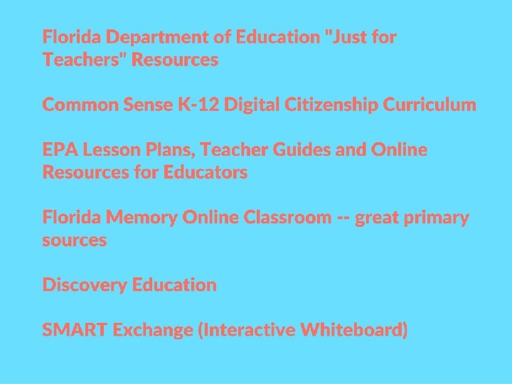 Section 01 Standards and Lesson Planning Florida Department