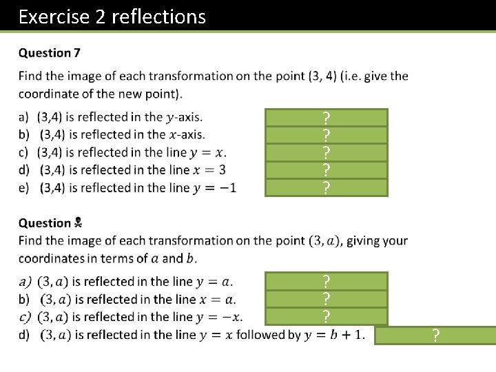 Year 8 Transformations Dr J Frost jfrosttiffin kingston