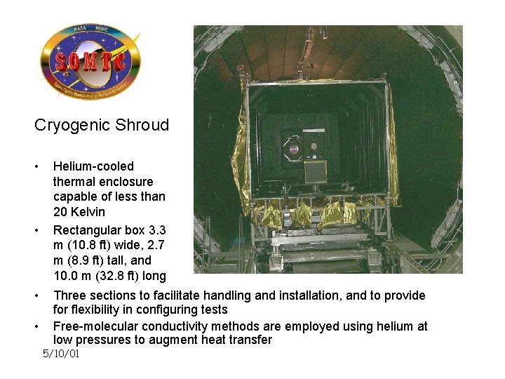 Xray Cryogenic Test Facility Jeff Kegley et al