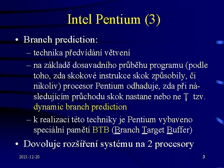Intel Pentium 1 32 bitov vnitn architektura s