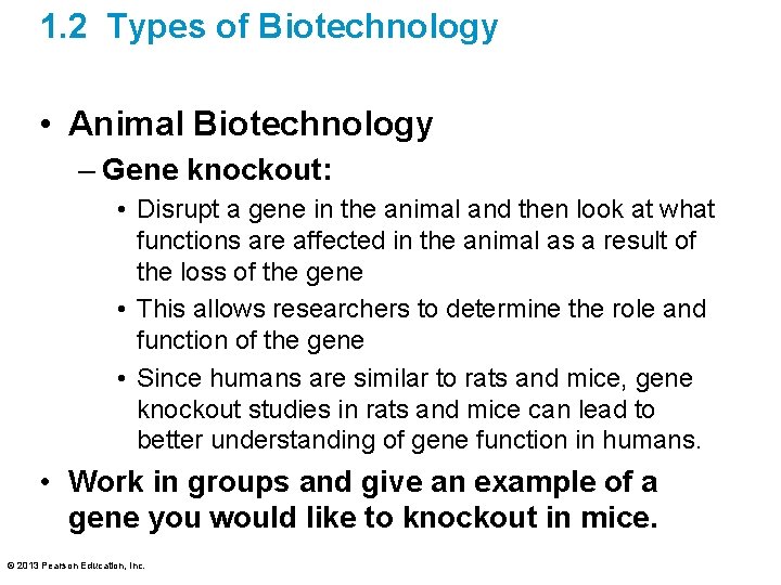 1 1 What Is Biotechnology and What Does