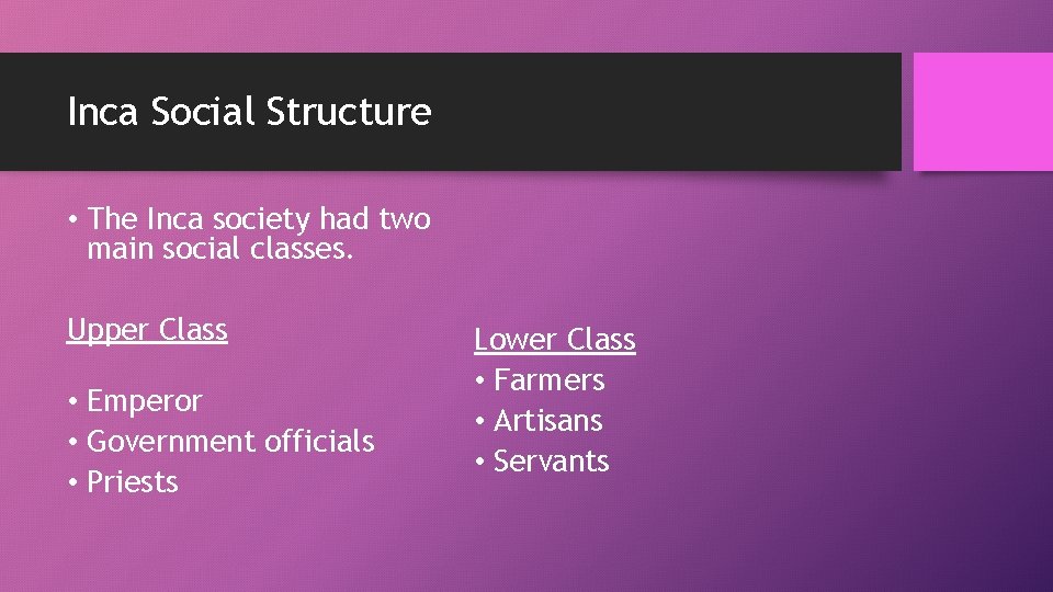 The Incas Geography and Cities The Homeland of