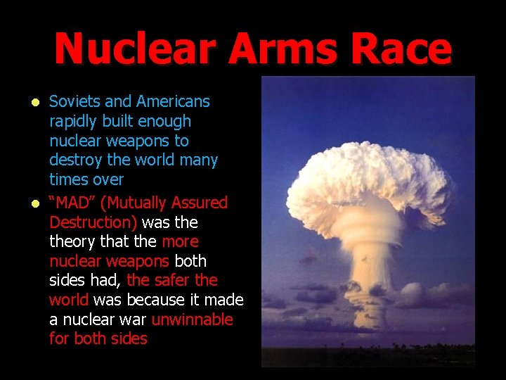 Eisenhower The Cold War 1949 The Soviet Union