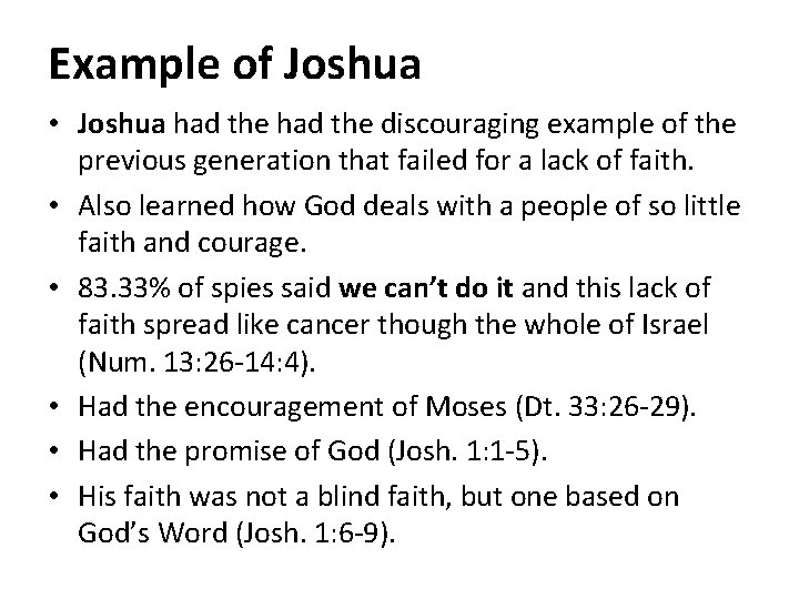 Courage Joshua 1 6 7 6 Be strong