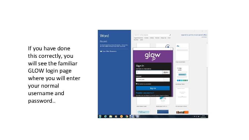 Click the sign in button at the top