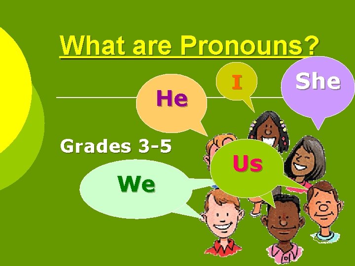 What are Pronouns He Grades 3 5 We