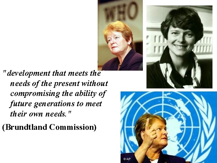 development that meets the needs of the present