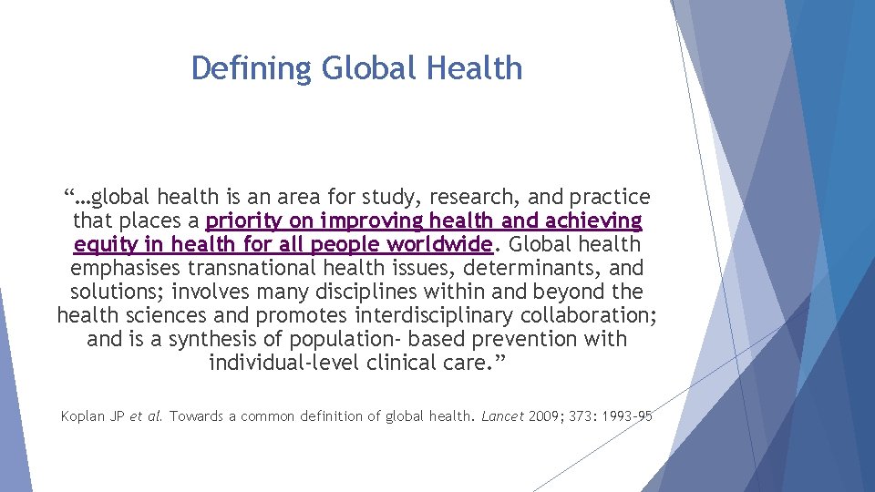 Global Health Equity Distinction Pathway Tracy L Rabin