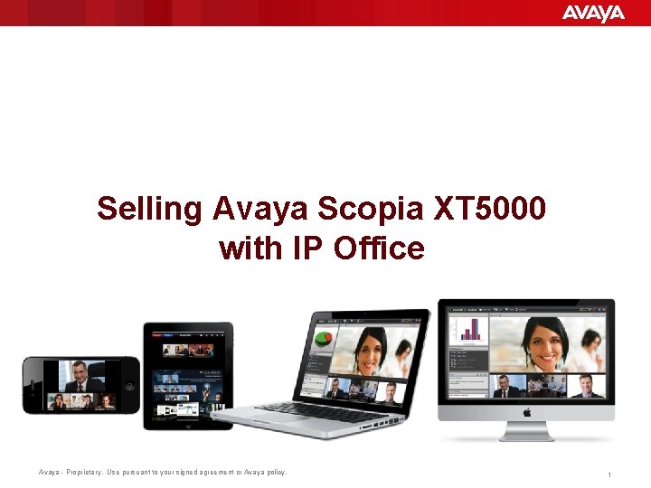 Selling Avaya Scopia XT 5000 with IP Office