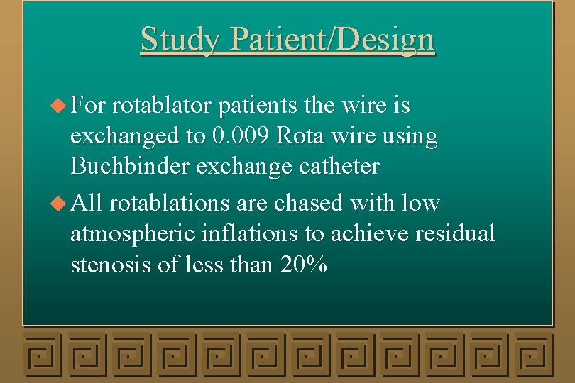 Rotablation or Balloon Immediate and 6 month results
