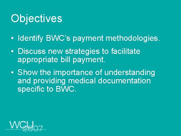 Medical billing and coding Achieving success Objectives Identify