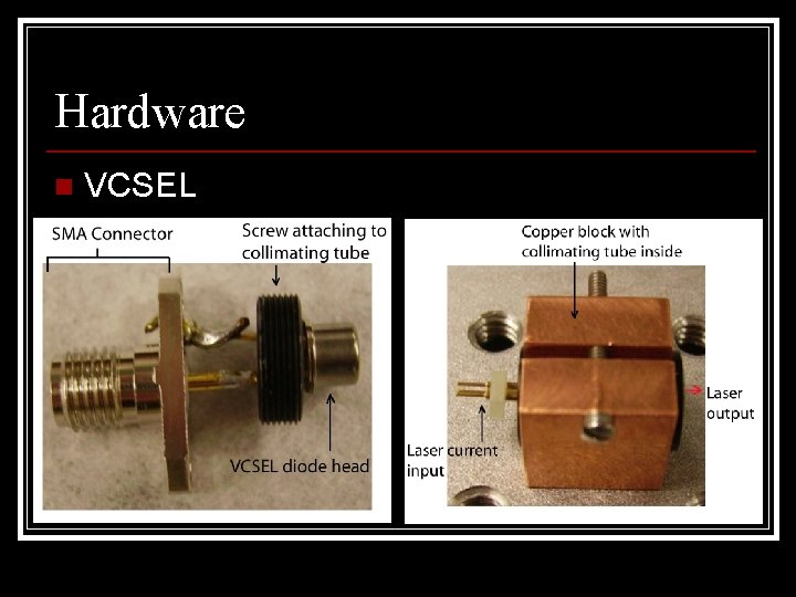 Steps Toward a Prototype Atomic Clock Nathan Belcher