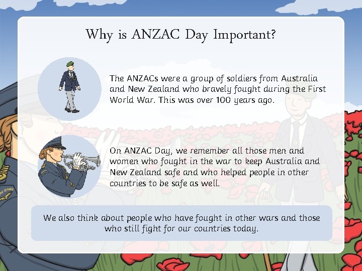 What is ANZAC Day ANZAC Day is a