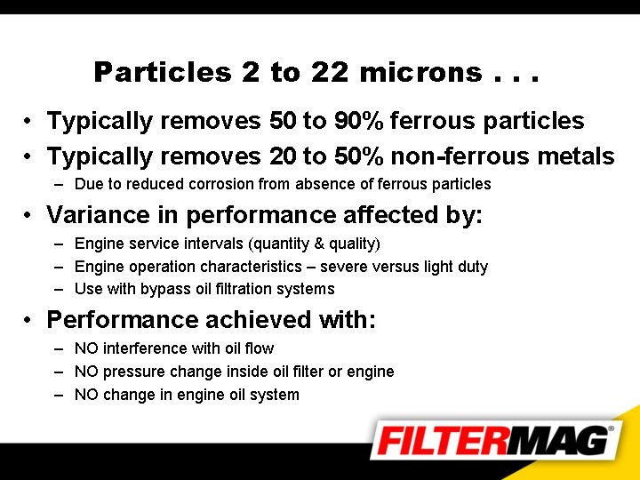 Magnetic Oil Filtration Simple Easy Obvious Magnetic Flux