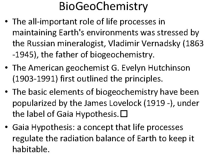 Lecture 4 Understanding the global carbon cycle l