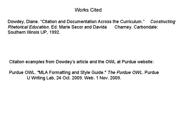 Understanding Citation Styles Presented by Melissa Bone and