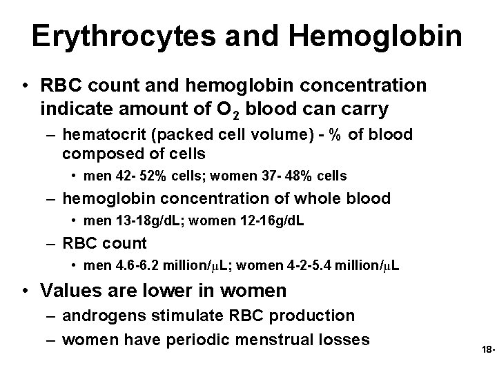 The Circulatory System Blood Introduction Erythrocytes Blood types