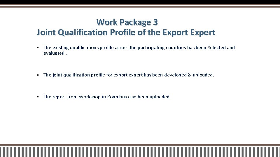 Presentation of the project by AUTh 3 rd