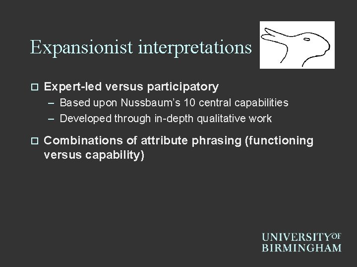 Different Interpretations of the Capability Approach in a