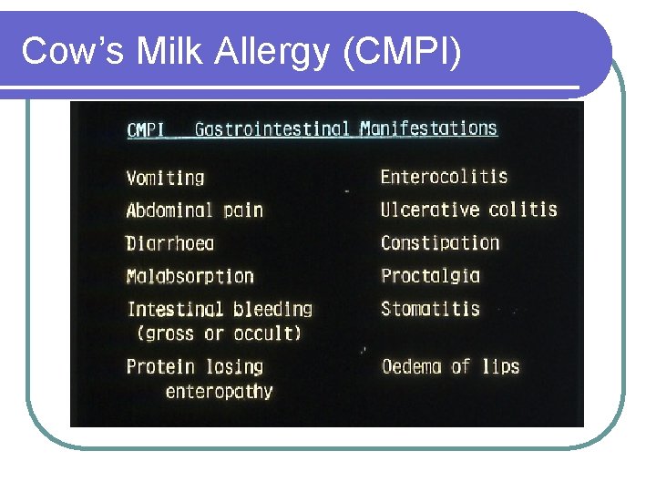 Causes and Investigation of Malabsorption in Childhood Definition
