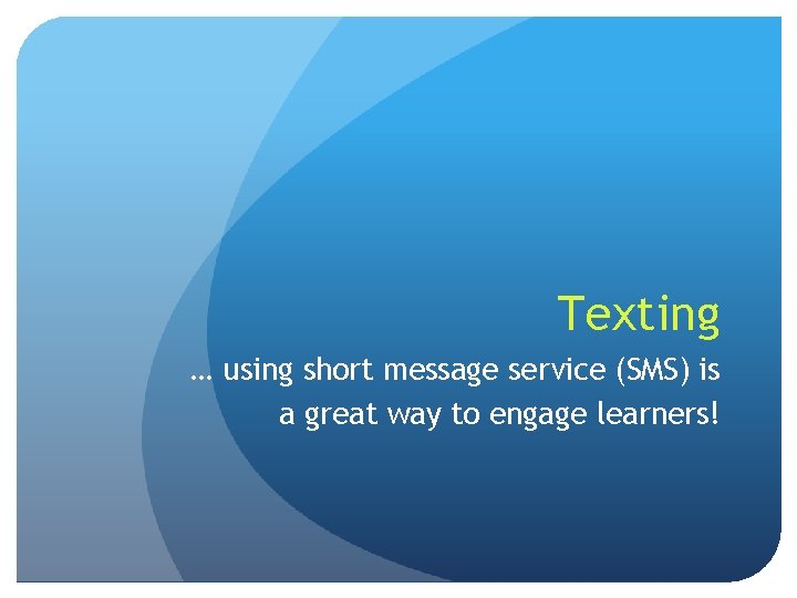 Bring Your Own Cell Phone Collaborative activities for