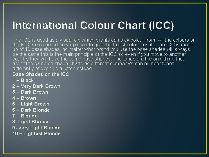 UHB 23 Colour and Lighten Hair Understanding the