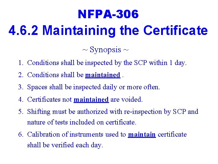 SCPs Instructions 3 3 6 Competent Person A