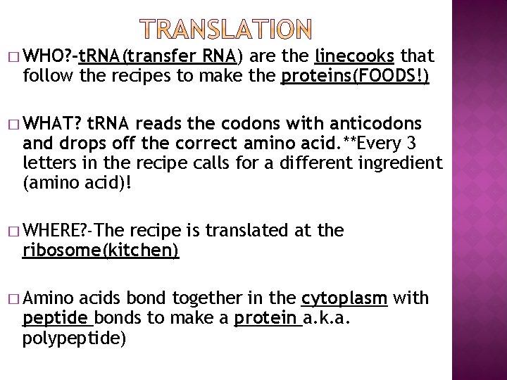 SB 2 Aa Distinguish between DNA and RNA