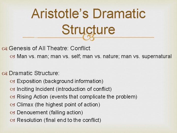 Theatre History In a Nutshell The Beginnings of