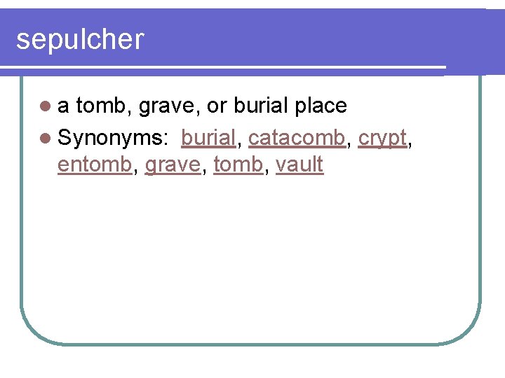 English Literature Vocabulary Week 4 gist l What