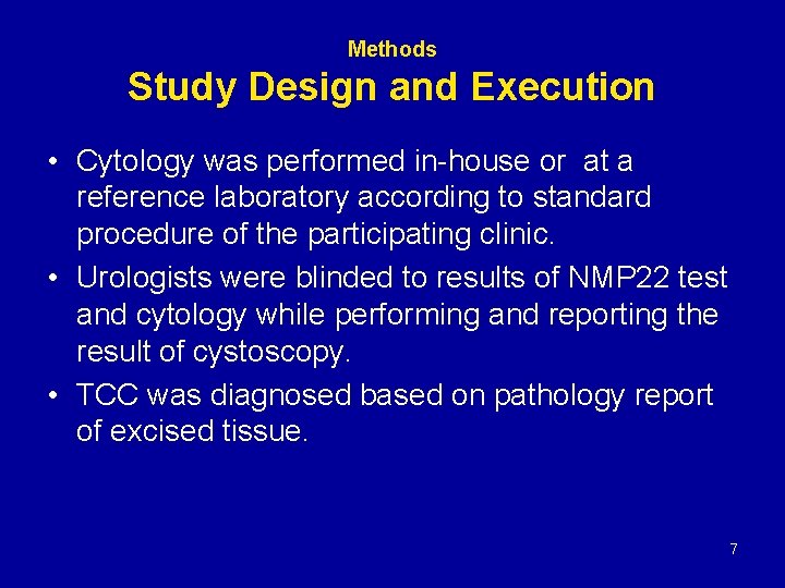 UTILITY OF NMP 22 BLADDERCHEK POINTOFCARE ASSAY IN