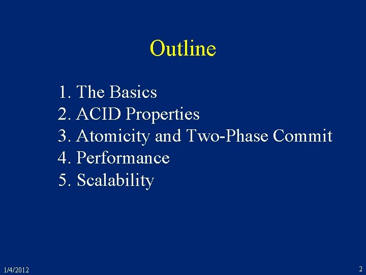1 Introduction CSEP 545 Transaction Processing Philip A
