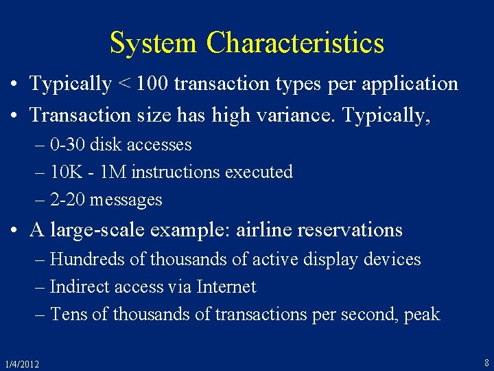 1 Introduction CSEP 545 Transaction Processing Philip A