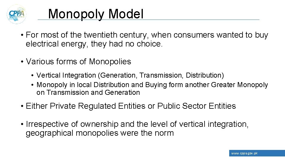 PRESENTATION ON INTRODUCTION TO COMPETITIVE TRADING BILATERAL CONTRACT