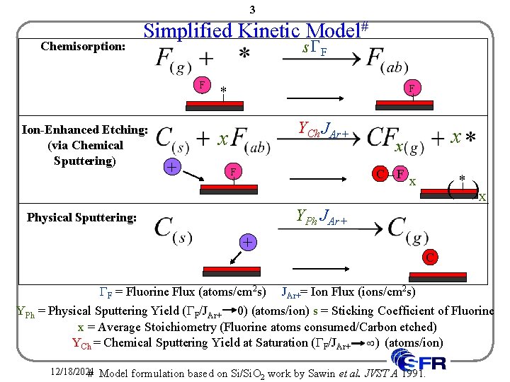 1 Vacuum Beam Studies of Photoresist Etching Kinetics