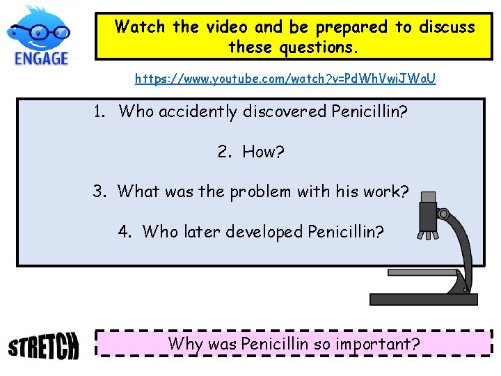 18 December 2021 LESSON TITLE How did Penicillin