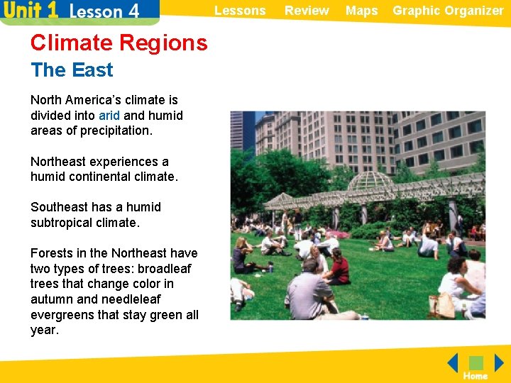 Lessons Review Maps Graphic Organizer How do people