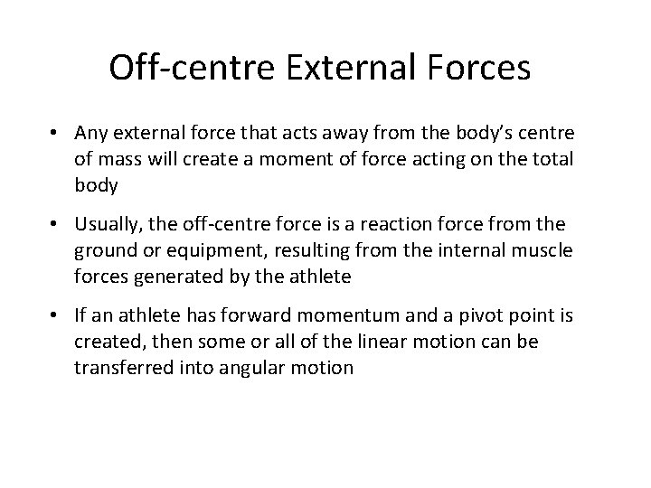 Body Balance and Stability Control Balance is a