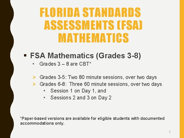 MONITOR TRAINING Spring 2018 Assessments PURPOSE OF MONITORING