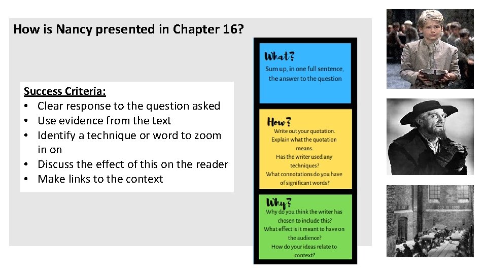 Lesson 16 Oliver Title Close reading of Nancy