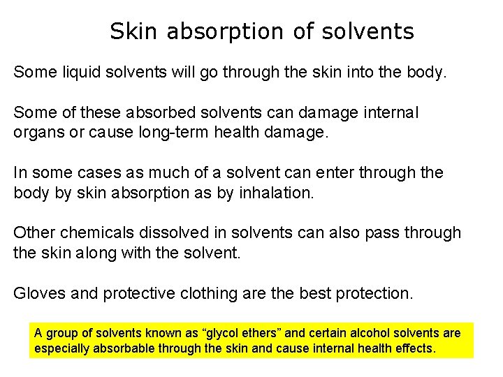 Working Safely with Solvents A safety health guide